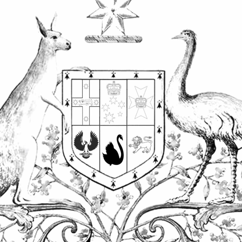Commonwealth Coat Of Arms Colouring In - FamilyVoice Australia ...
