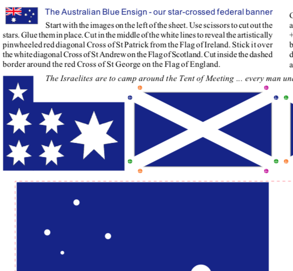 Australian Flag Worksheet - FamilyVoice Australia - Library ...